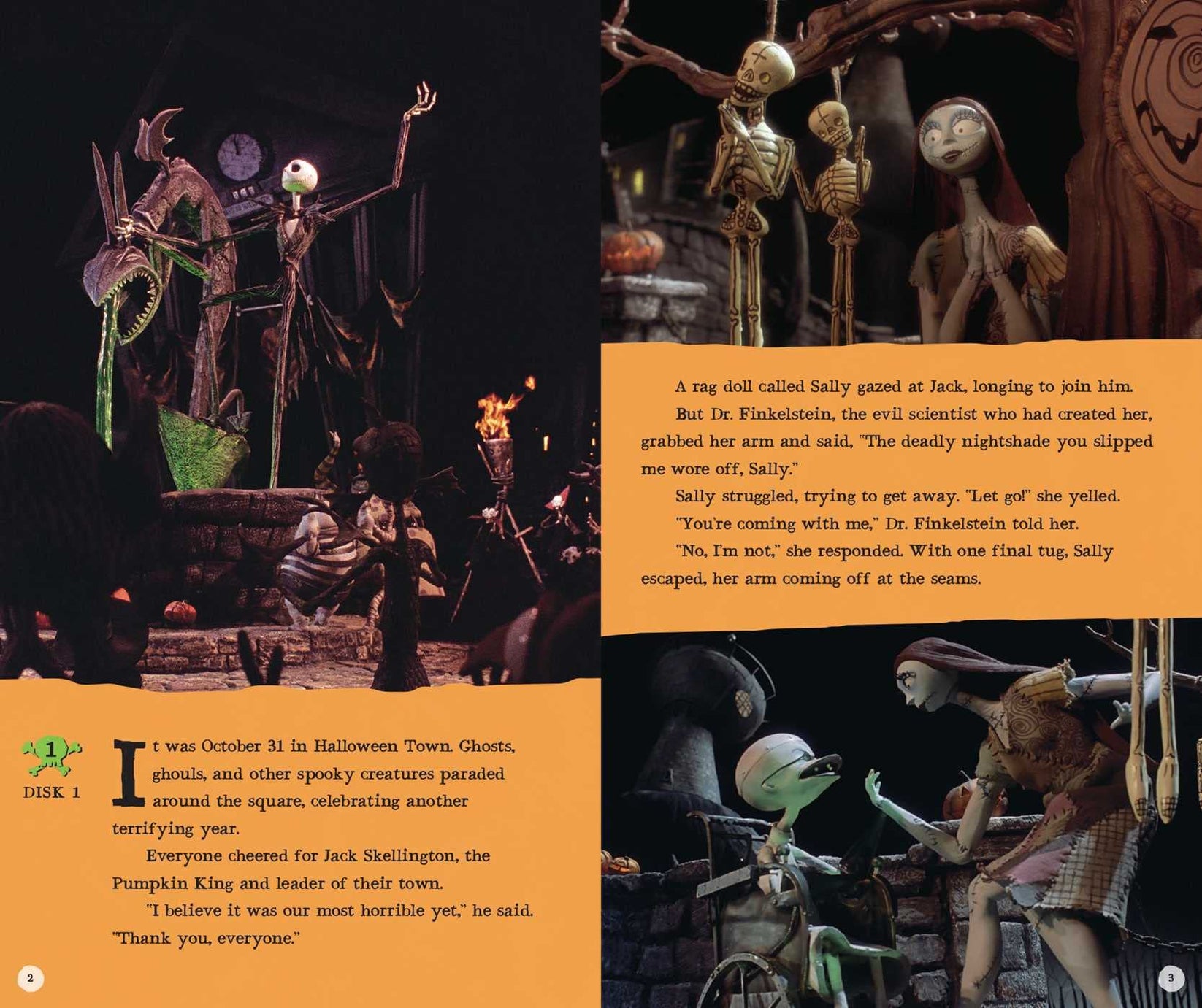 Disney: The Nightmare Before Christmas Movie Theater Storybook and Pro ...
