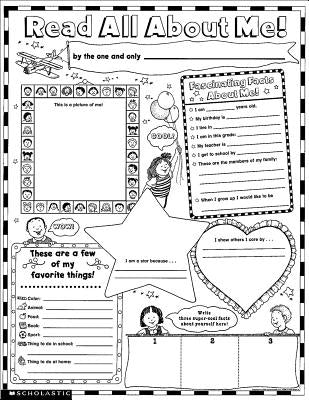 Instant Personal Poster Sets: Read All about Me: Big Write-And-Read ...
