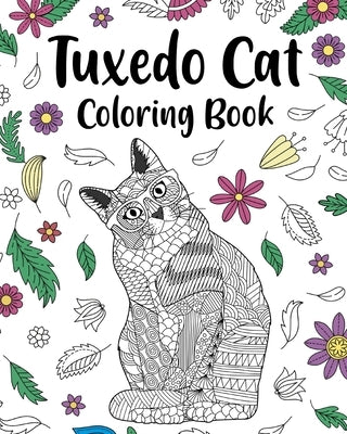 Tuxedo Cat Coloring Book: Funny Quotes and Freestyle Drawing Pages ...