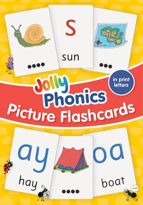 Jolly Phonics Picture Flash Cards: In Print Letters by Wernham, Sara ...